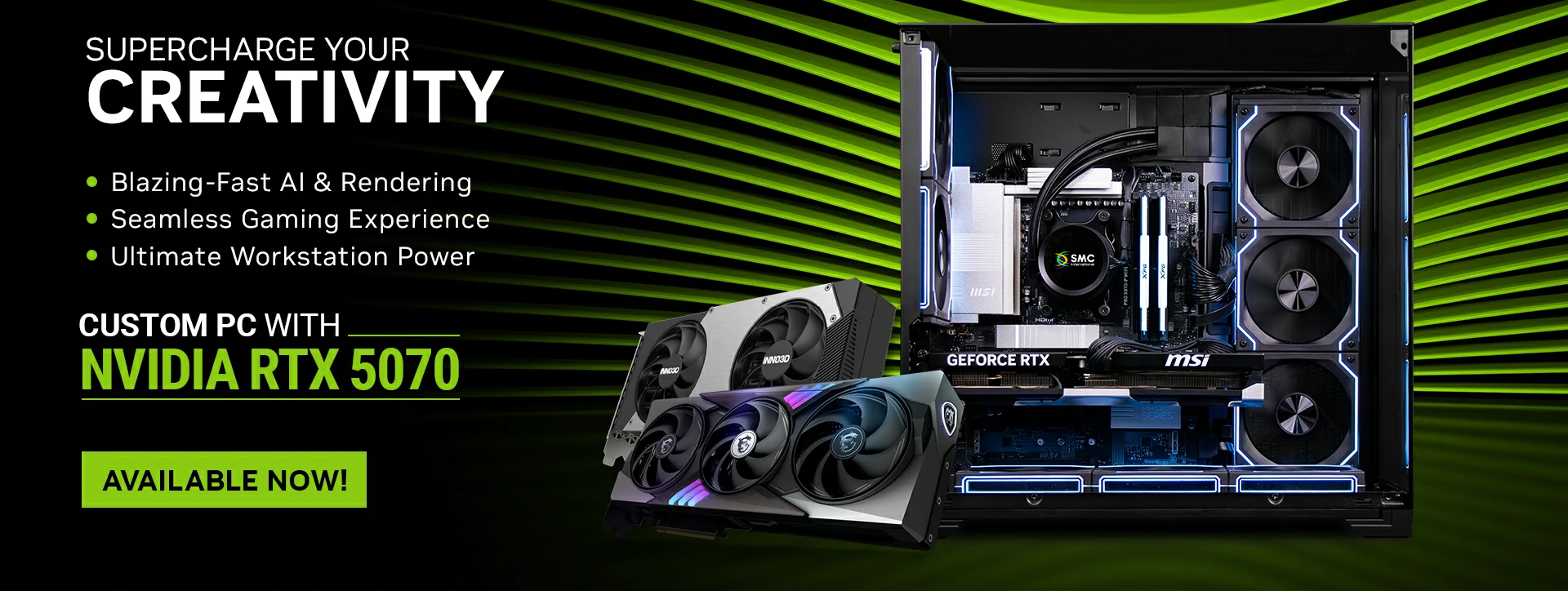 Buy Gaming PC | Custom Build and Pre-built | SMC International